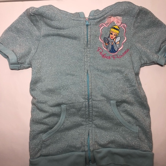 Disney | Shirts & Tops | Disney Zipup Short Sleeve Hooded Shirt Size 56 ...